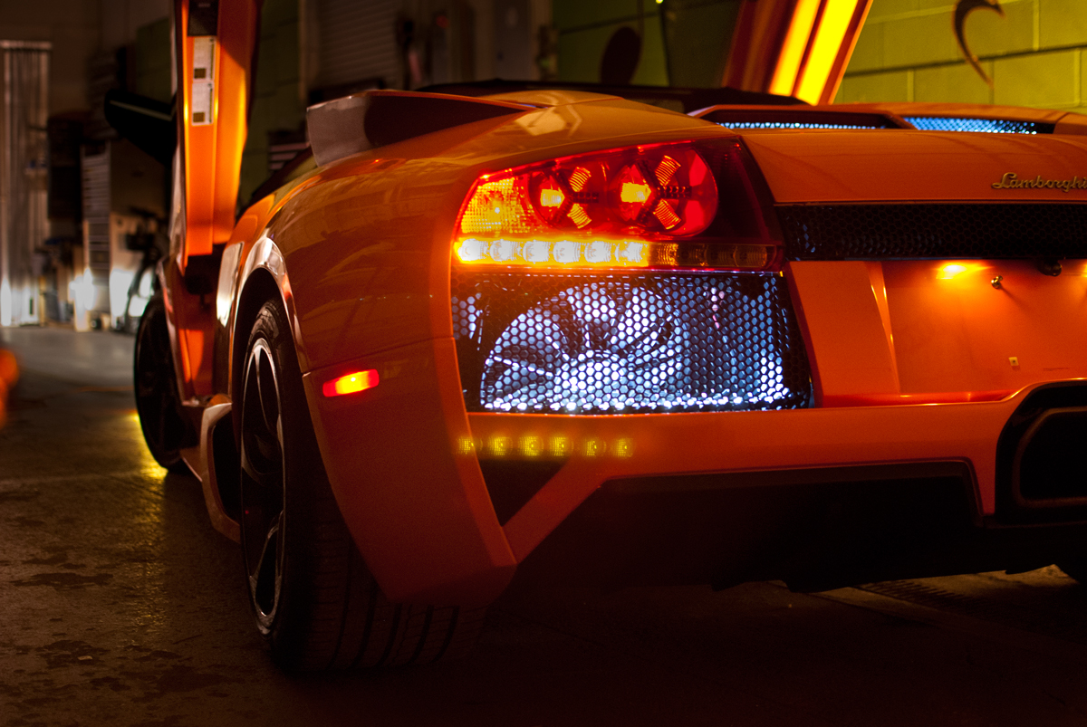 Murcielago: Orange Crush Lambo Lighting – Ultra Auto Sound